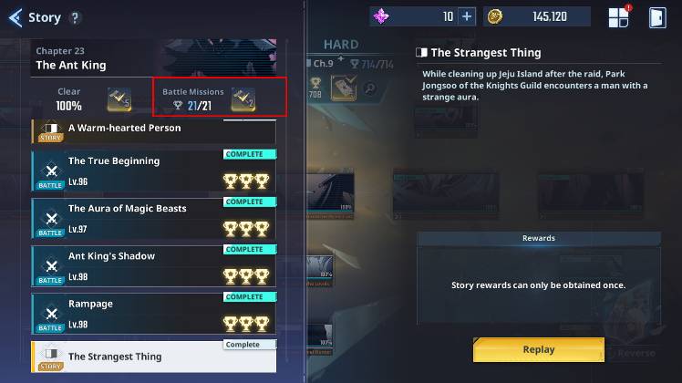 story battle mission reward revamp - Solo Leveling:ARISE