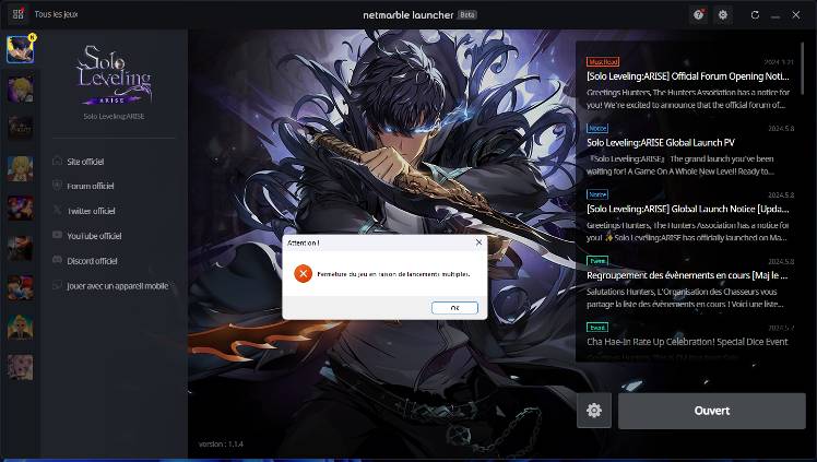 BUG - Solo Leveling:ARISE