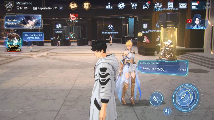 LOOK WHO'S IN THE LOBBY, IT'S THE SWORD PRINCESS - Solo Leveling:ARISE