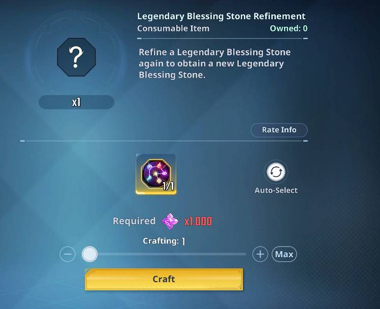 YOU CRAFT A LEGENDARY STONE IN HOPES OF GETTING A NEW STONE YOU DONT ...