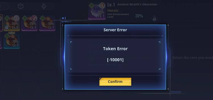 Token Error! - Solo Leveling:ARISE