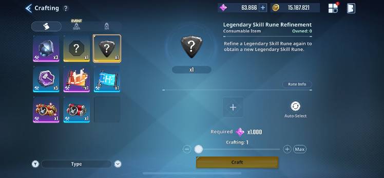 How do i refine a skill rune? - Solo Leveling:ARISE