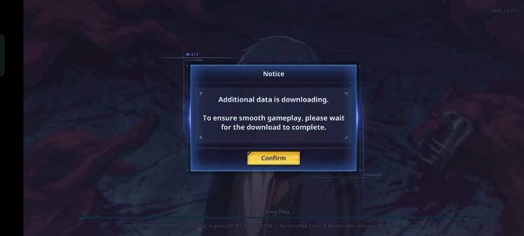 the Checking file loading screen - Solo Leveling:ARISE