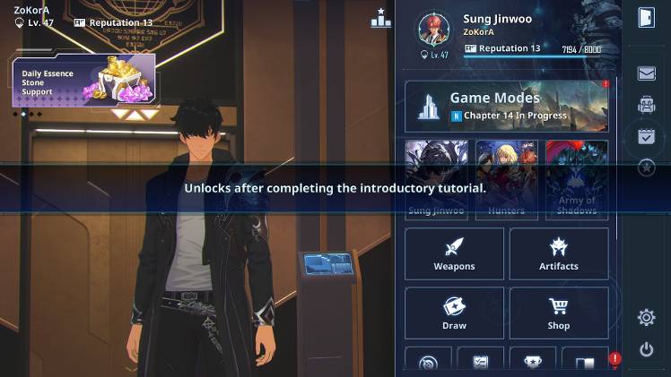 Tutorial bug - Solo Leveling:ARISE