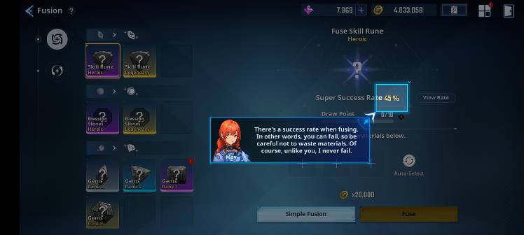Fusion features. - Solo Leveling:ARISE