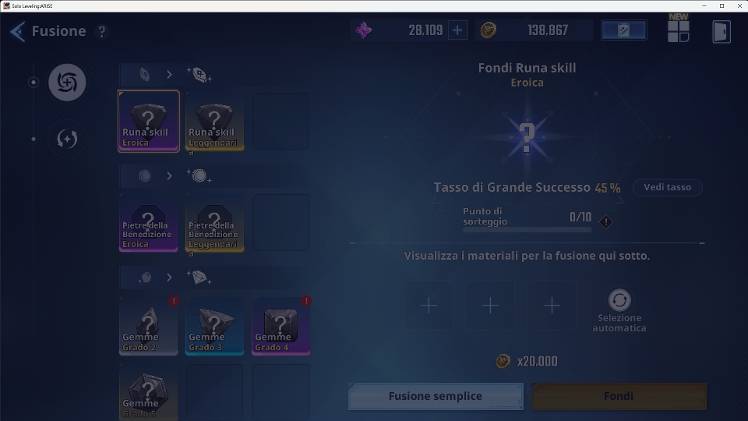 CRUCIAL BUG - Solo Leveling:ARISE