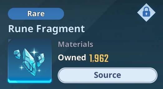 You can lock the rune fragments, to prevent the muscle memory issue ...