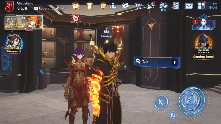 Esil Radiru in Lobby. - Solo Leveling:ARISE