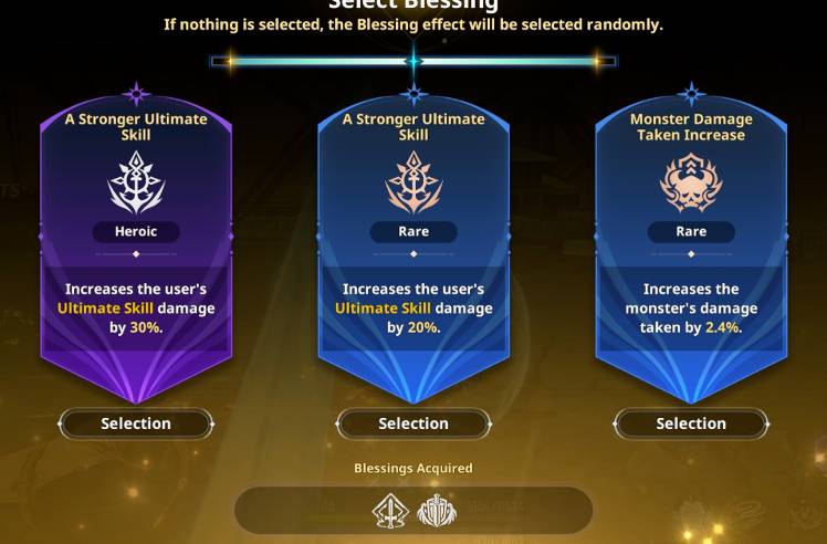 Workshop of Brilliant Light -> All the Blessings 👉 - Solo Leveling:ARISE