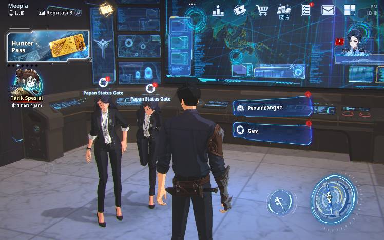 npc in the lobby doubles. - Solo Leveling:ARISE
