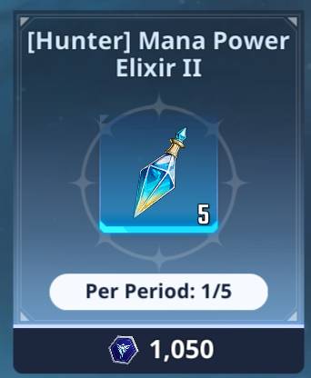 [HUNTER] MANA POWER ELIXIR II PRICE IS HIGHER THAN IT SHOULD BE, IT ...