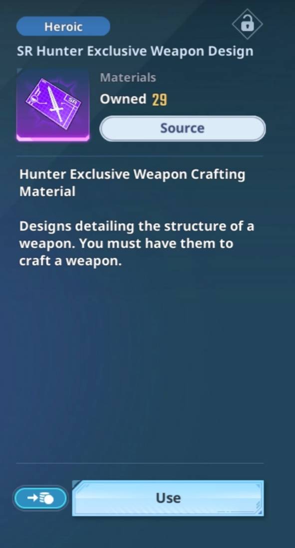 Suggestion about Crafting section. - Solo Leveling:ARISE