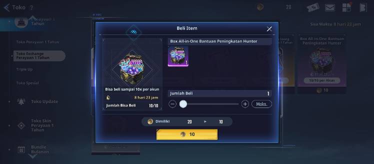 One day one coin - Solo Leveling:ARISE