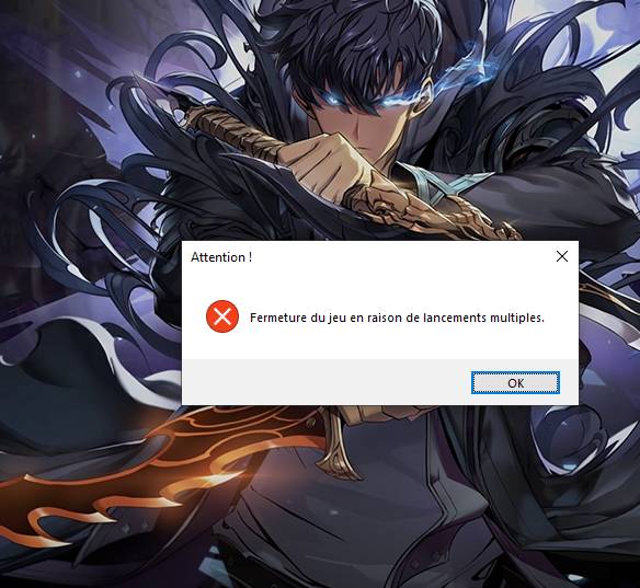 bug au lancement - Solo Leveling:ARISE