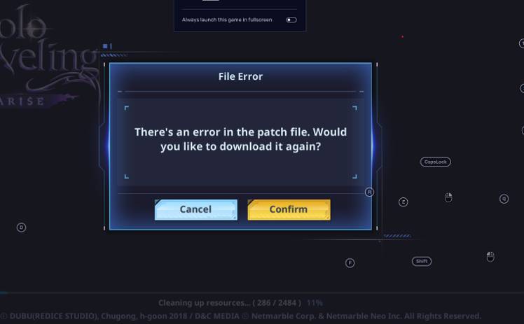 What do I do for this error? - Solo Leveling:ARISE