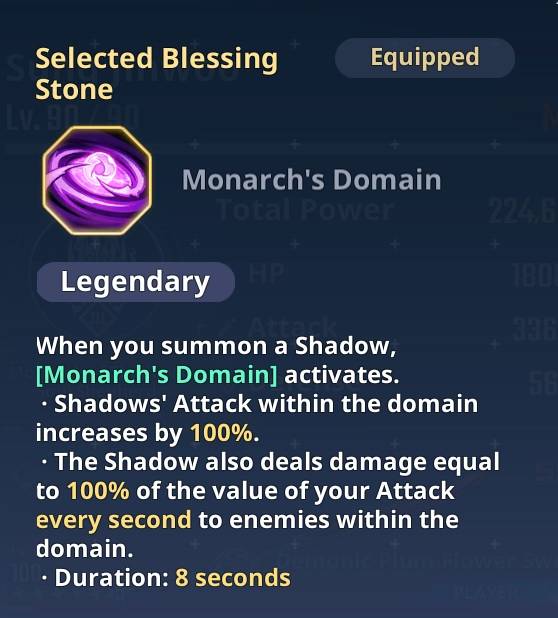 monarch's domain blessing stone buged - Solo Leveling:ARISE