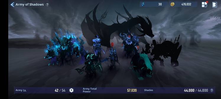 Shadow army power is still the same after promoting iron - Solo ...