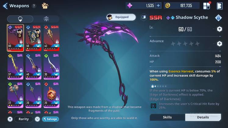 3 SSR weapons, but which one is the best? For me, it's the Shadow ...