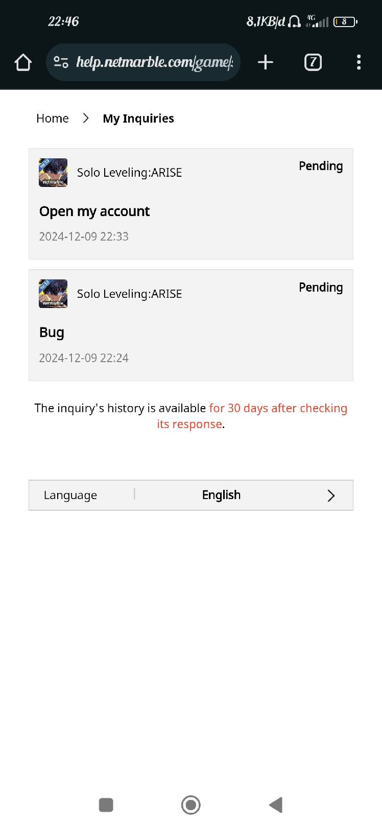 Bug Please Netmarble reopen my account suspension because I lost all my ...