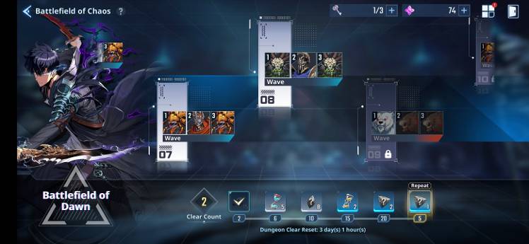 BoC Clear Count - Solo Leveling:ARISE