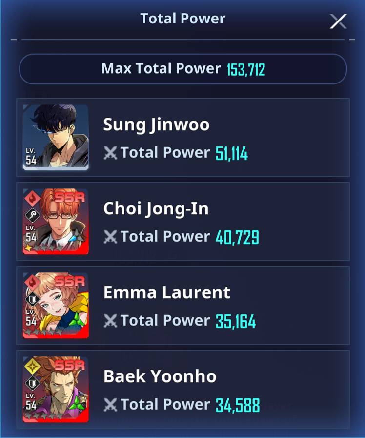 Bug Total Power ? - Solo Leveling:ARISE