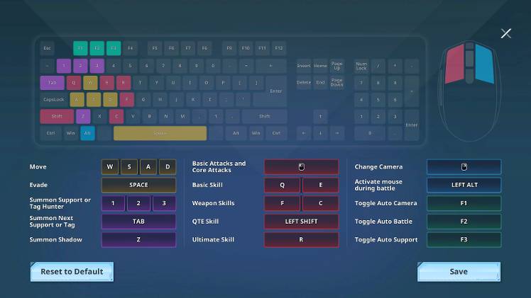 I never knew there was key binding option in this game was playing with ...