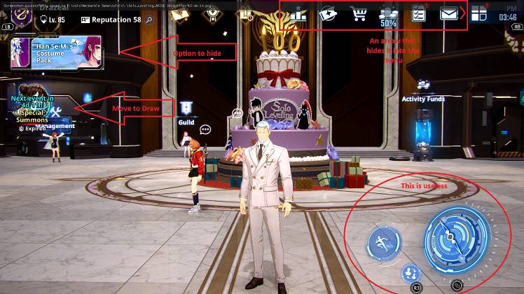 Hud Clean up. - Solo Leveling:ARISE