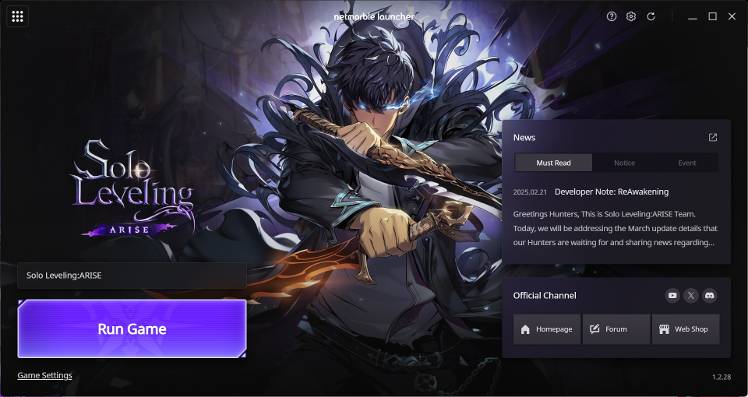 About adding Login option of the Solo Levelong : ARISE game in the ...