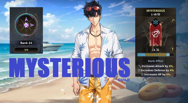 Level 14 | MYSTERIOUS GUILD | invites you all! - Solo Leveling:ARISE