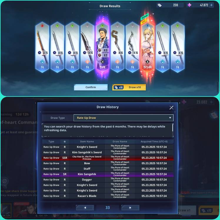 390 Pulls to get A5 Cha Hae-in + Thetis' Grimoire - Solo Leveling:ARISE