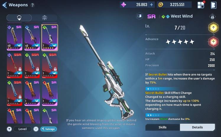 ACCIDENTALLY ADVANCE ANOTHER A5 SR WEAPON - Solo Leveling:ARISE