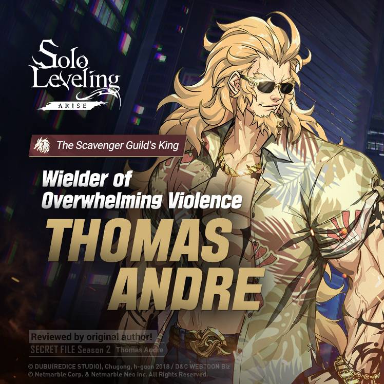 Thomas Andre, can't wait - Solo Leveling:ARISE