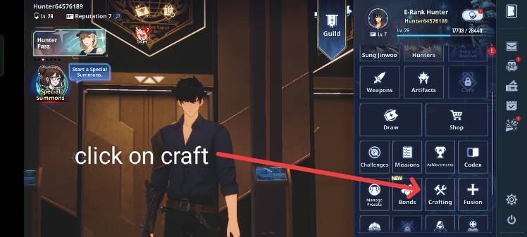 The Tutorial for Fusion/Crafting needs to be fixed - Solo Leveling:ARISE
