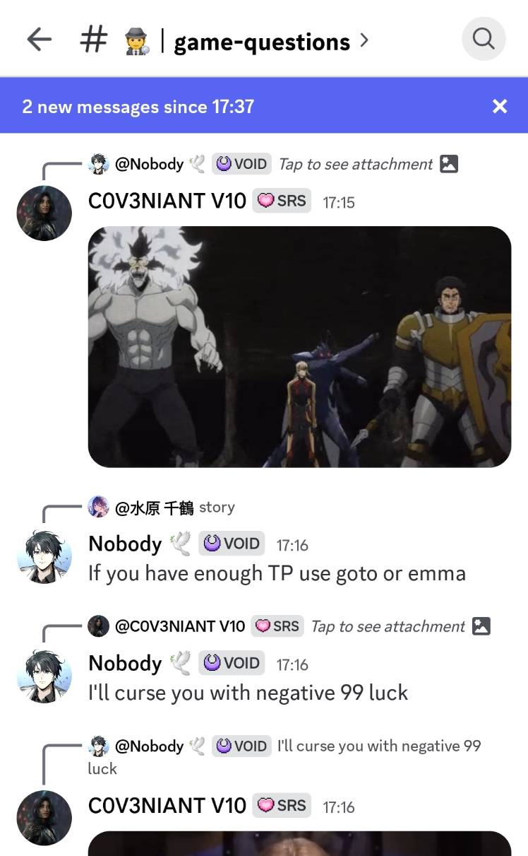 Very Negative Discord Group - Solo Leveling:ARISE