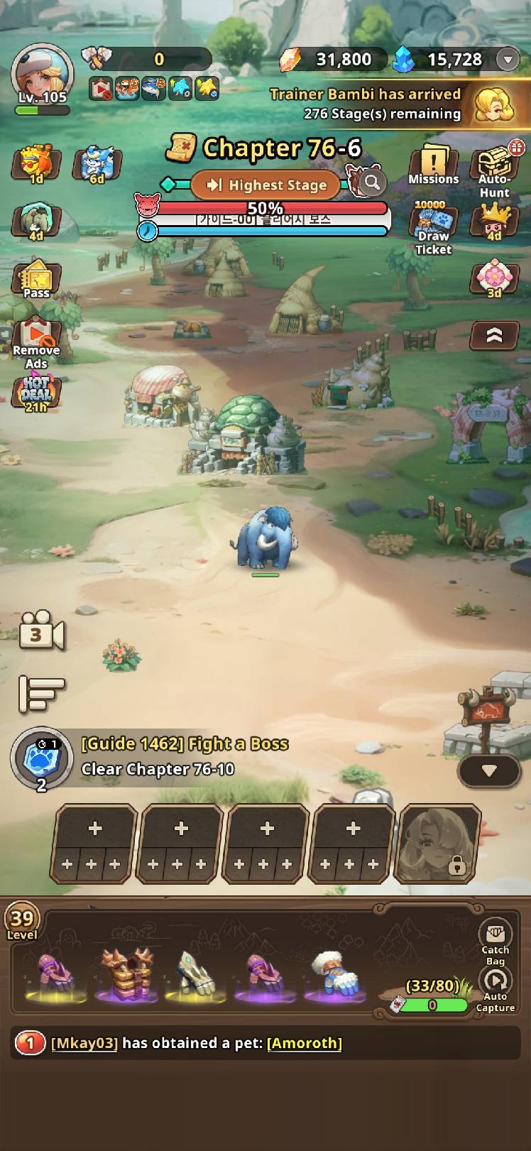 Cannot play due to weird bug - StoneAge: Pet World