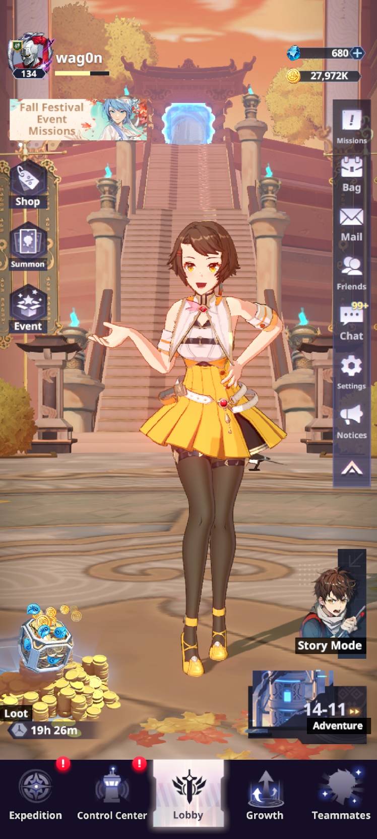 Endorsi in fall colors 🍂🍁 - Tower of God: New World