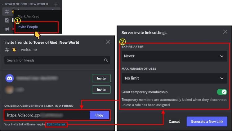 Discord Invite Event 2 - Tower of God: New World